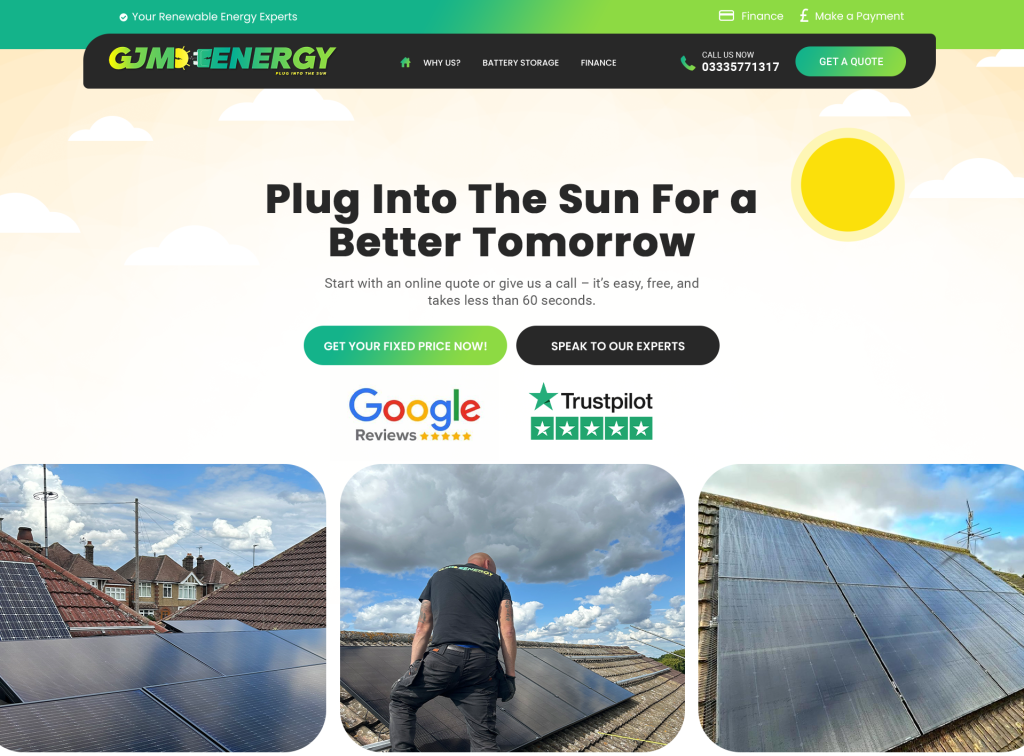 Plug Into The Sun For A Better Tomorrow In Toddington | GJM Energy